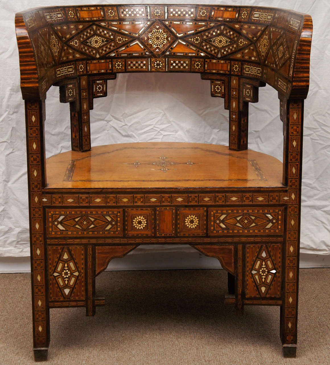 19th c. Syrian armchair For Sale at 1stDibs