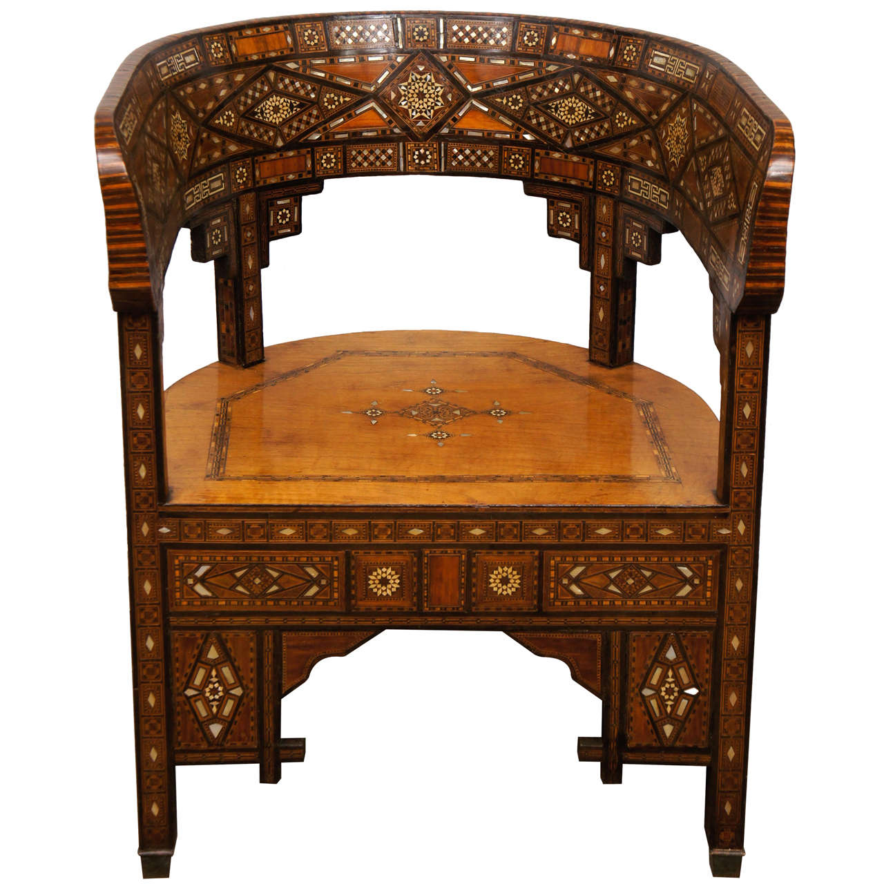 19th c. Syrian armchair For Sale at 1stDibs