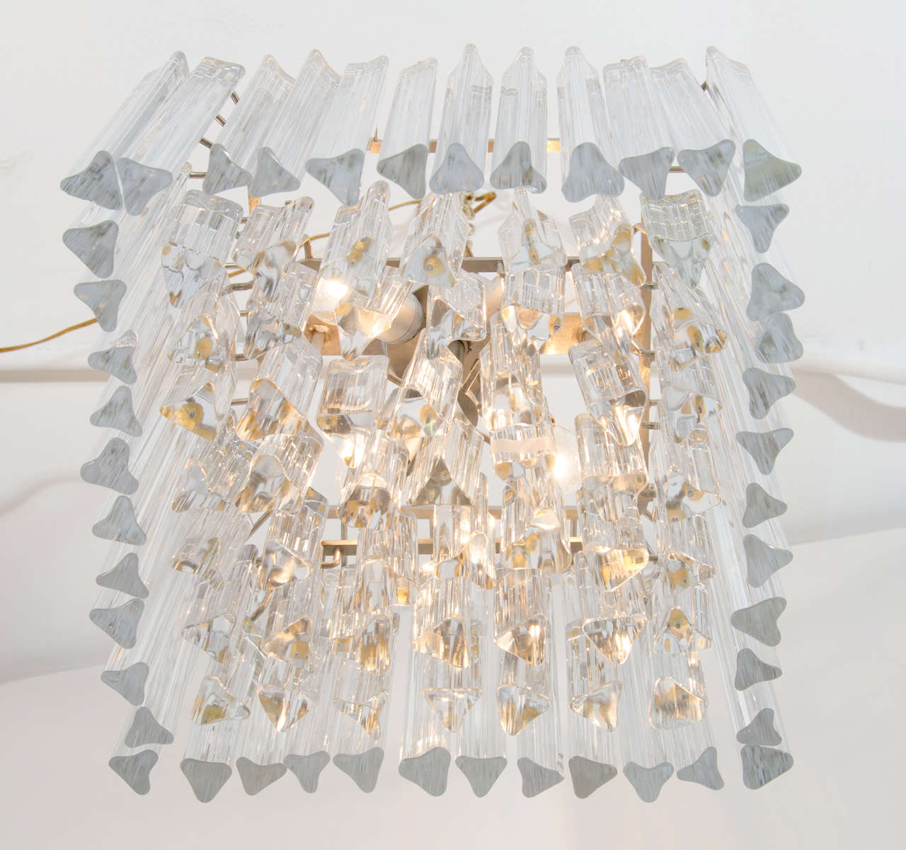 Beautiful Square Camer Chandelier at 1stDibs