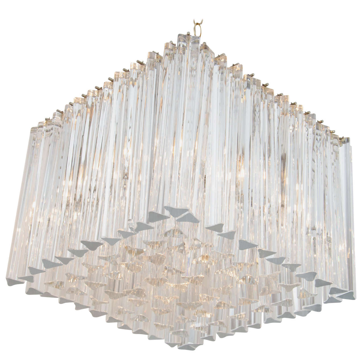 Beautiful Square Camer Chandelier at 1stDibs