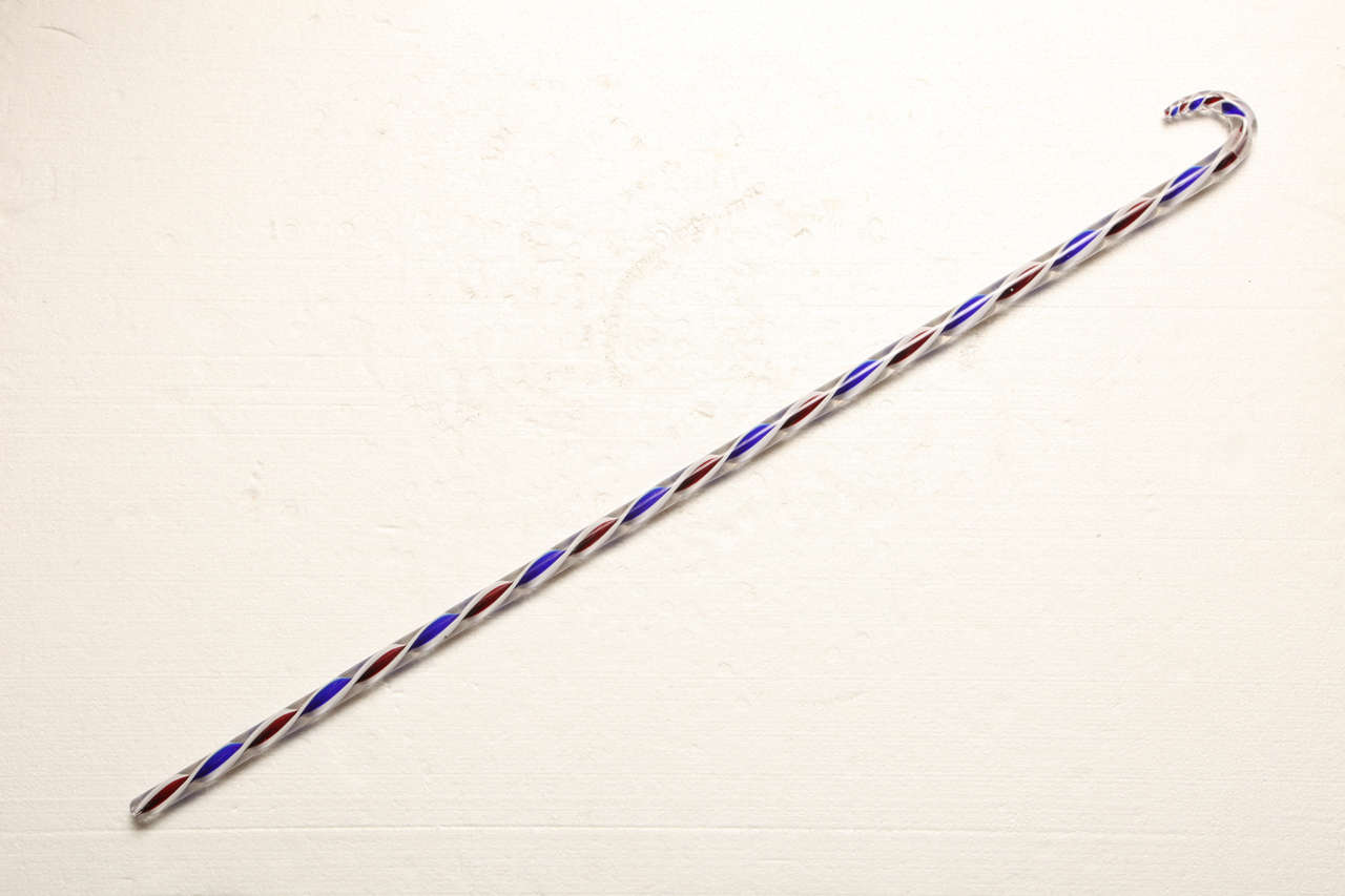 Glass Cane at 1stDibs