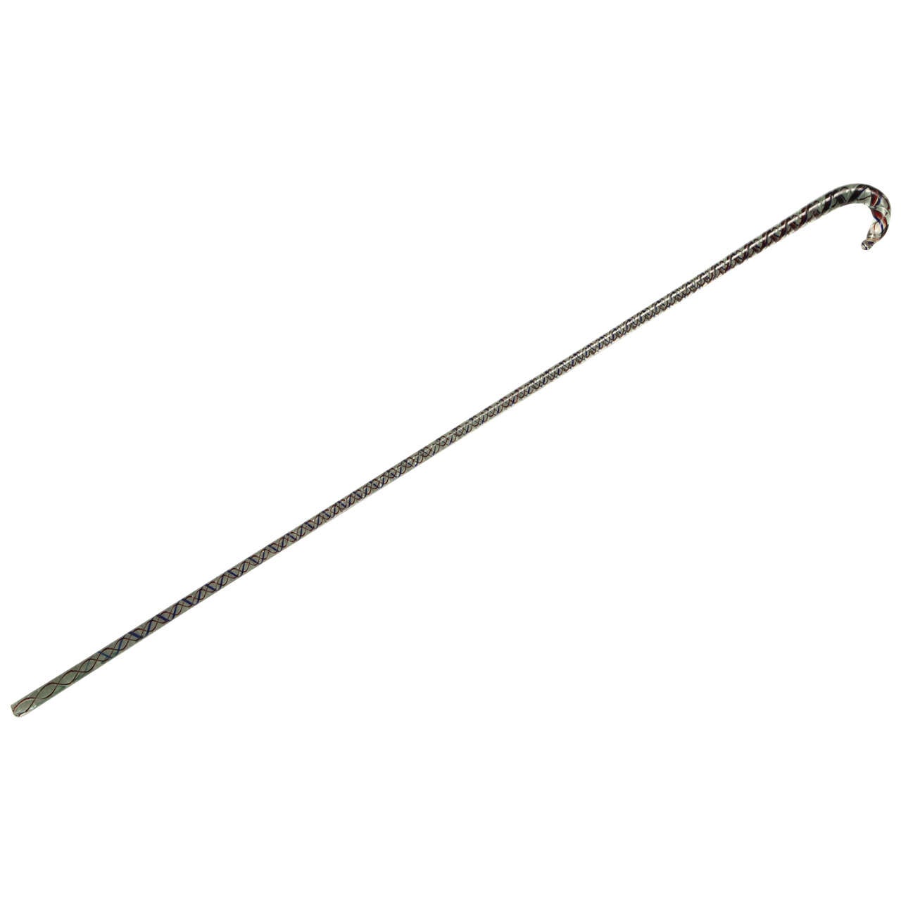 Glass Cane For Sale at 1stDibs