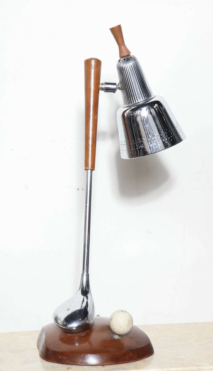 1950s Golf Lamp at 1stDibs