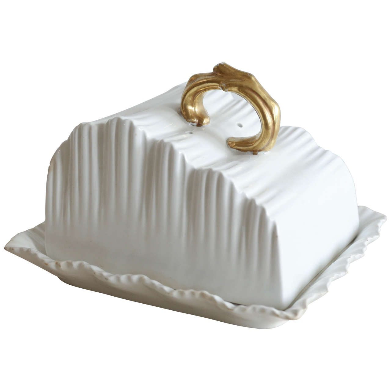 Ironstone Cheese Keeper at 1stDibs