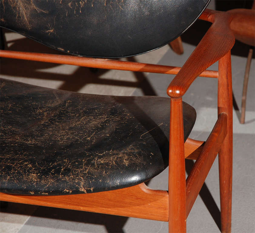 Settee by Finn Juhl and Niels Vodder Cabinetmaker at 1stDibs