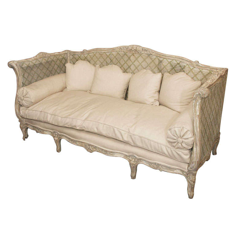 French Canape Marked Maison Jansen at 1stDibs