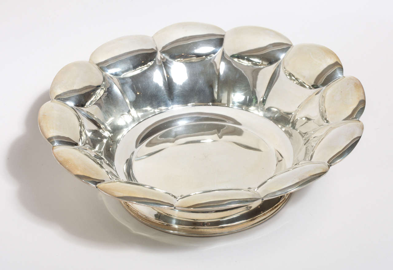 Swedish Art Deco Silver Bowl at 1stDibs