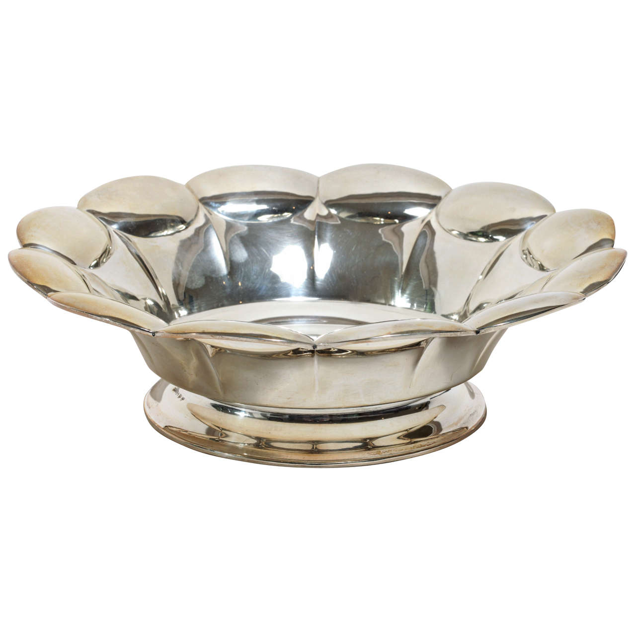 Swedish Art Deco Silver Bowl at 1stDibs