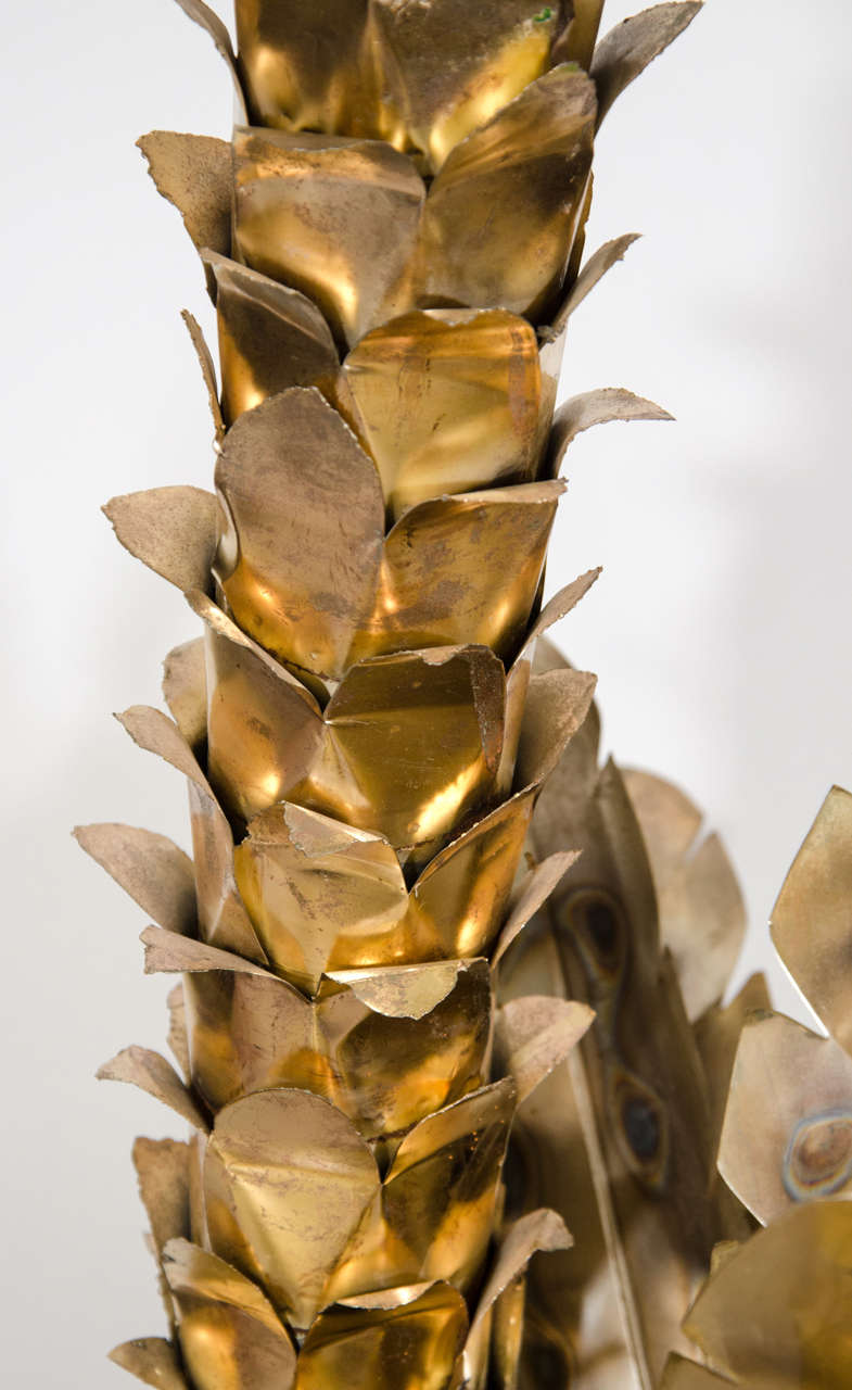 Large Mid Century Brass "Palm Tree" Sculpture at 1stDibs | vintage ...