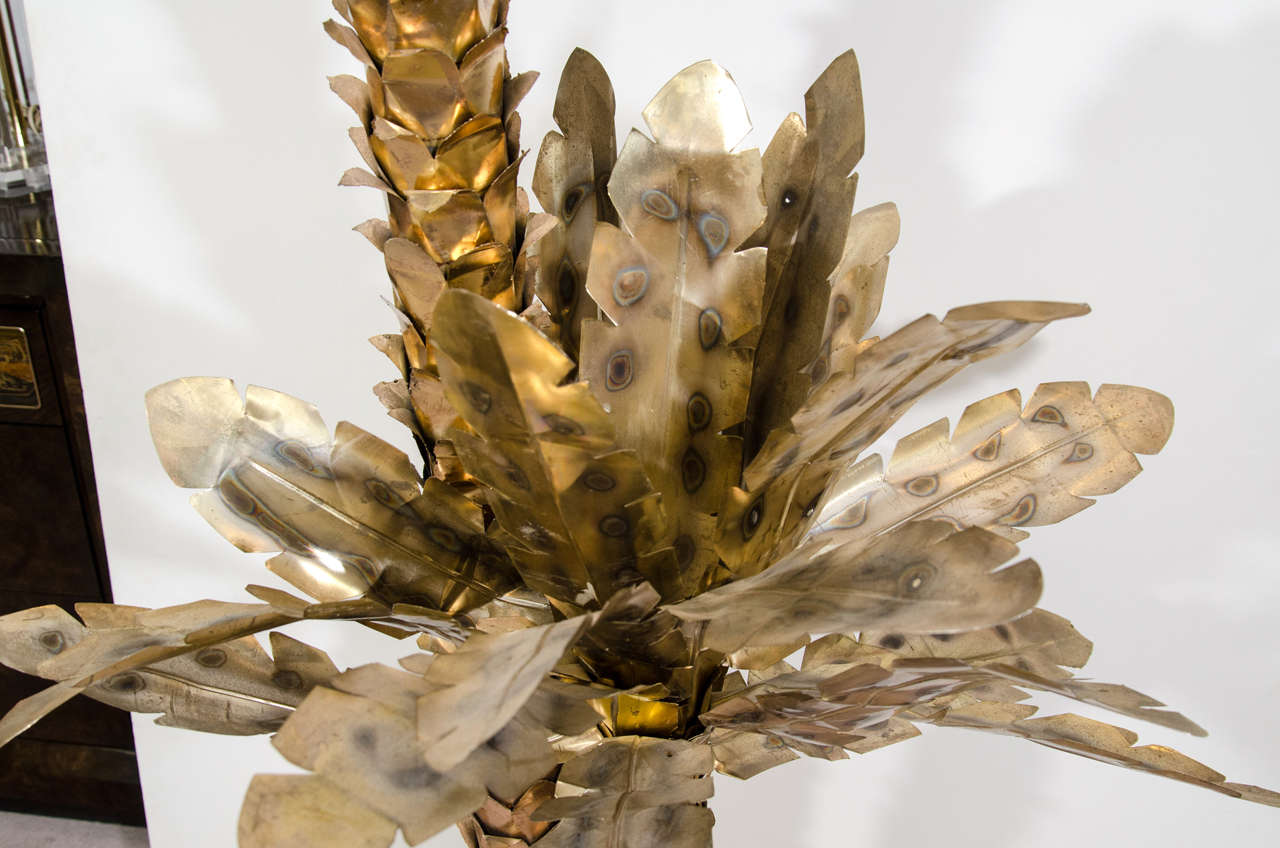 Large Mid Century Brass "Palm Tree" Sculpture at 1stDibs | vintage ...