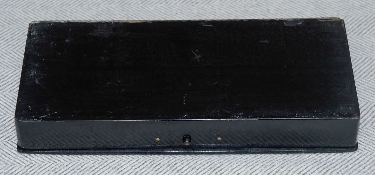 Louis Philippe Papier Mâché Pen Box with Mother of Pearl Decorative ...