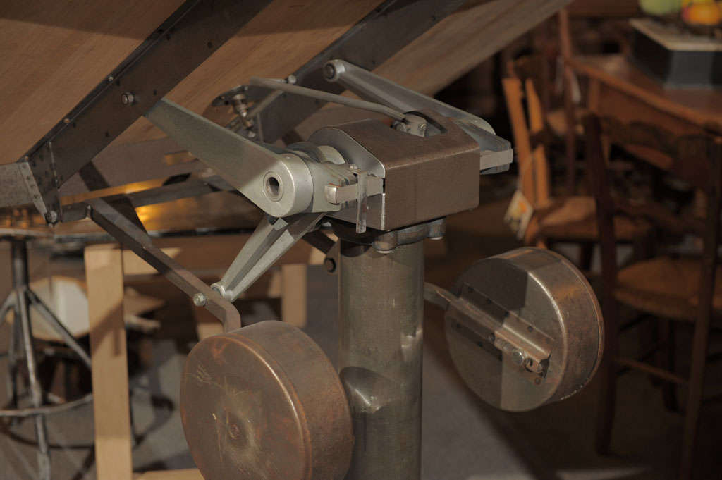 Industrial Architects Table at 1stDibs
