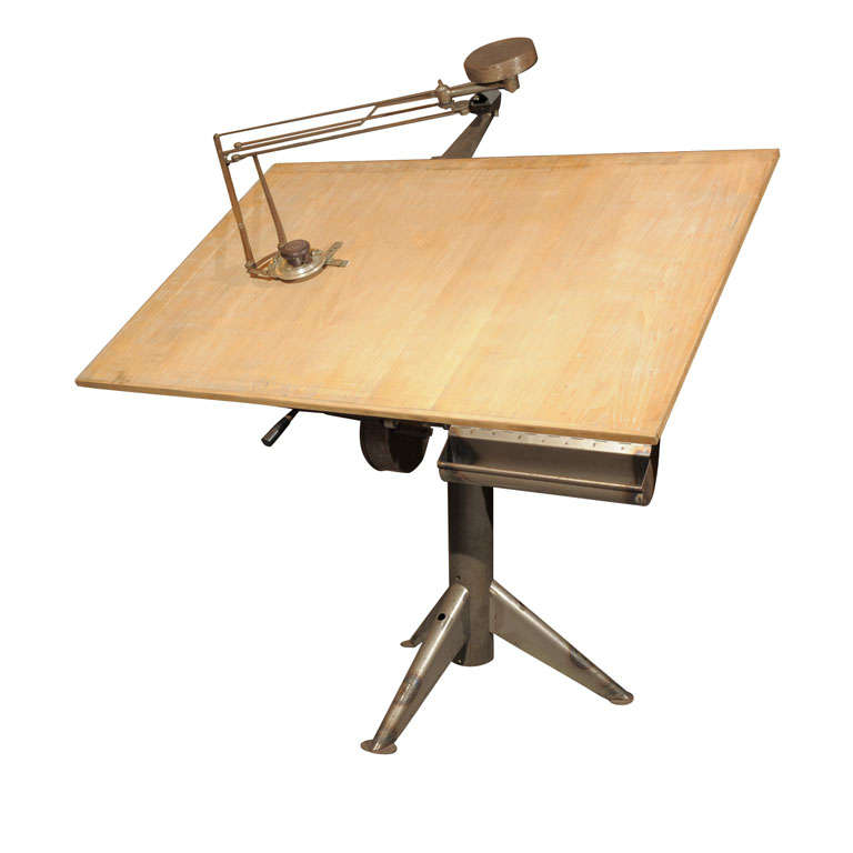 Industrial Architects Table at 1stDibs