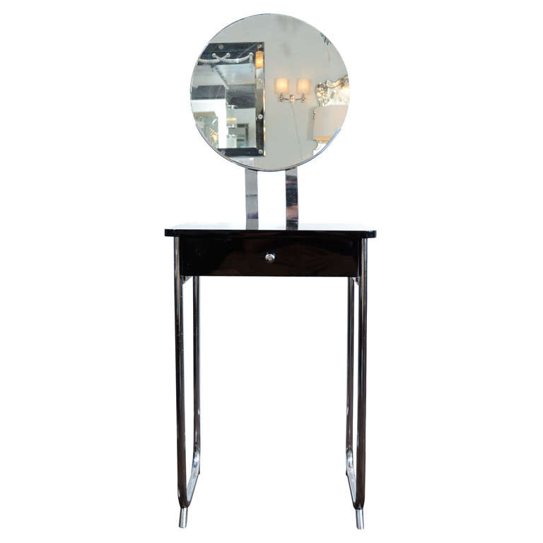 Art Deco Machine Age Vanity by Wolfgang Hoffmann at 1stDibs