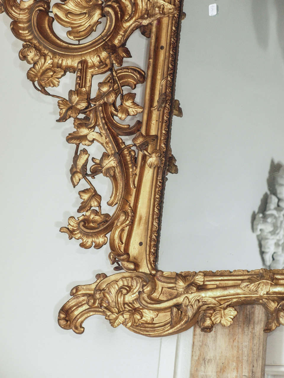 18th Century Gilded Louis XV Mirror at 1stDibs