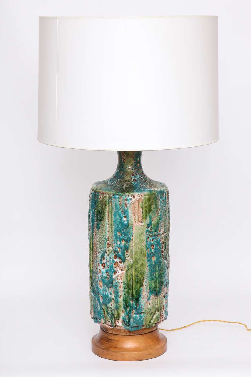Pair of 1950s Italian Ceramic Table Lamps at 1stDibs | italian ceramic ...