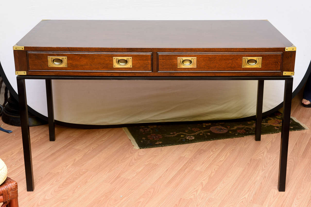 Superb Campaign Style Writing Table at 1stDibs
