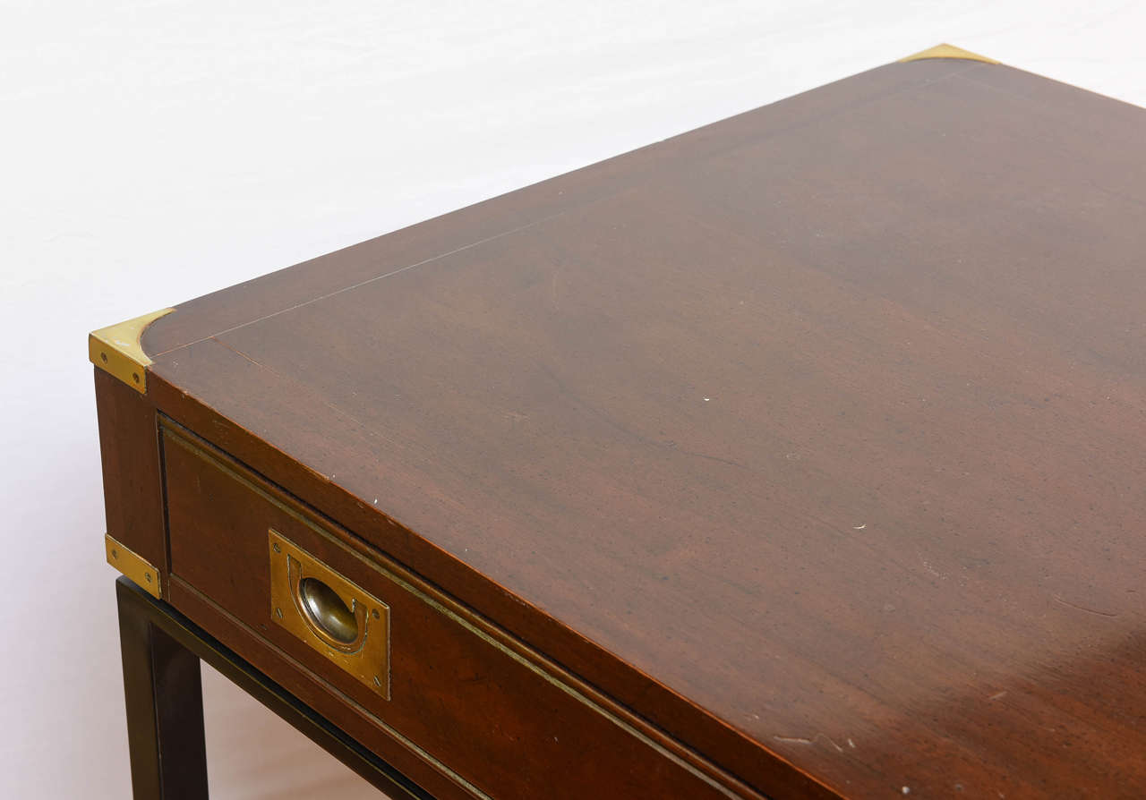 Superb Campaign Style Writing Table at 1stDibs