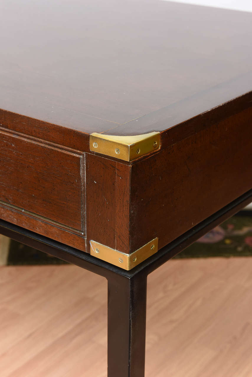 Superb Campaign Style Writing Table at 1stDibs