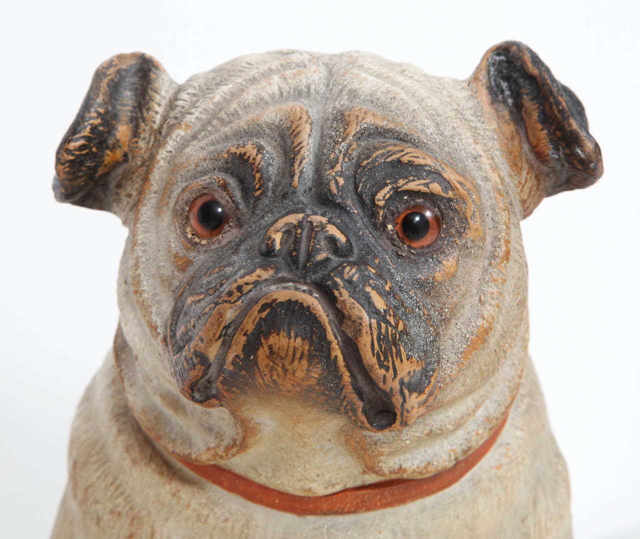 Terracotta Pug at 1stDibs