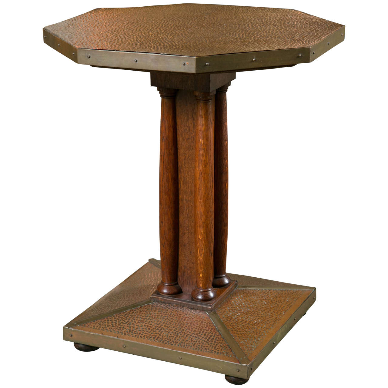 Arts and Crafts Octagonal Table at 1stDibs