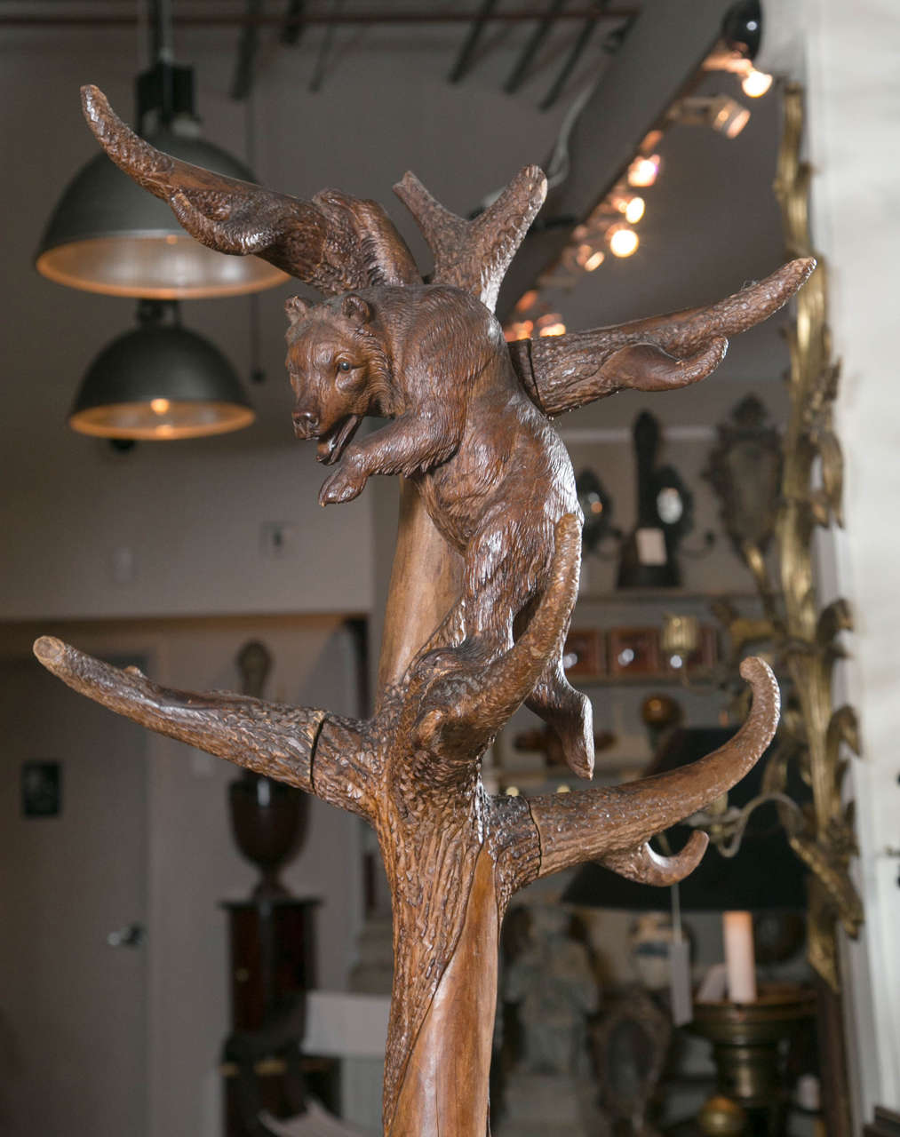 Black Forest Carved Bear Coat Rack or Umbrella Stand at 1stDibs | black ...
