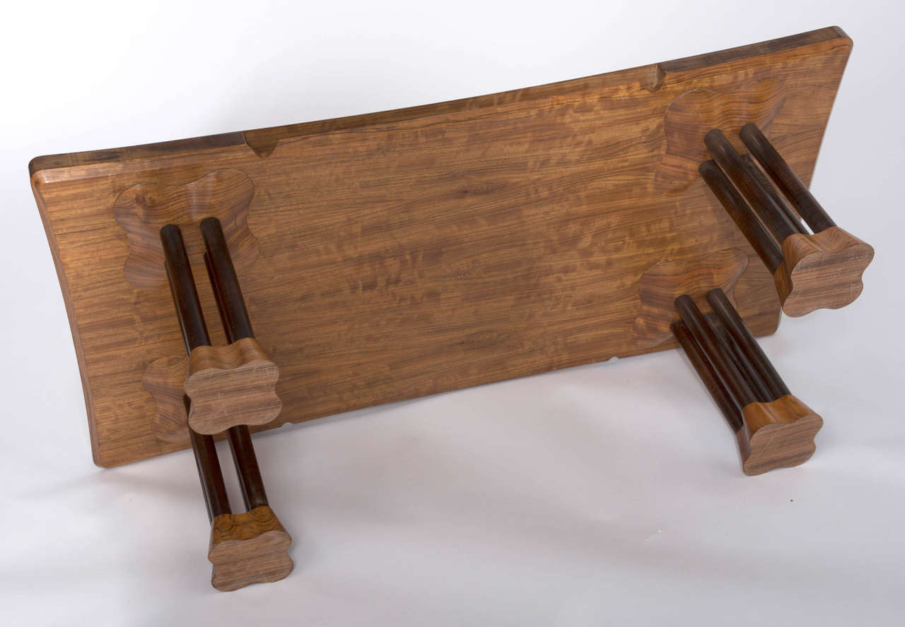 East African Paldao wood “Cluster” Rectangular Coffee Table by John ...