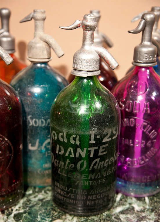 Large Assortment of Colored Seltzer Bottles at 1stDibs | old fashioned ...