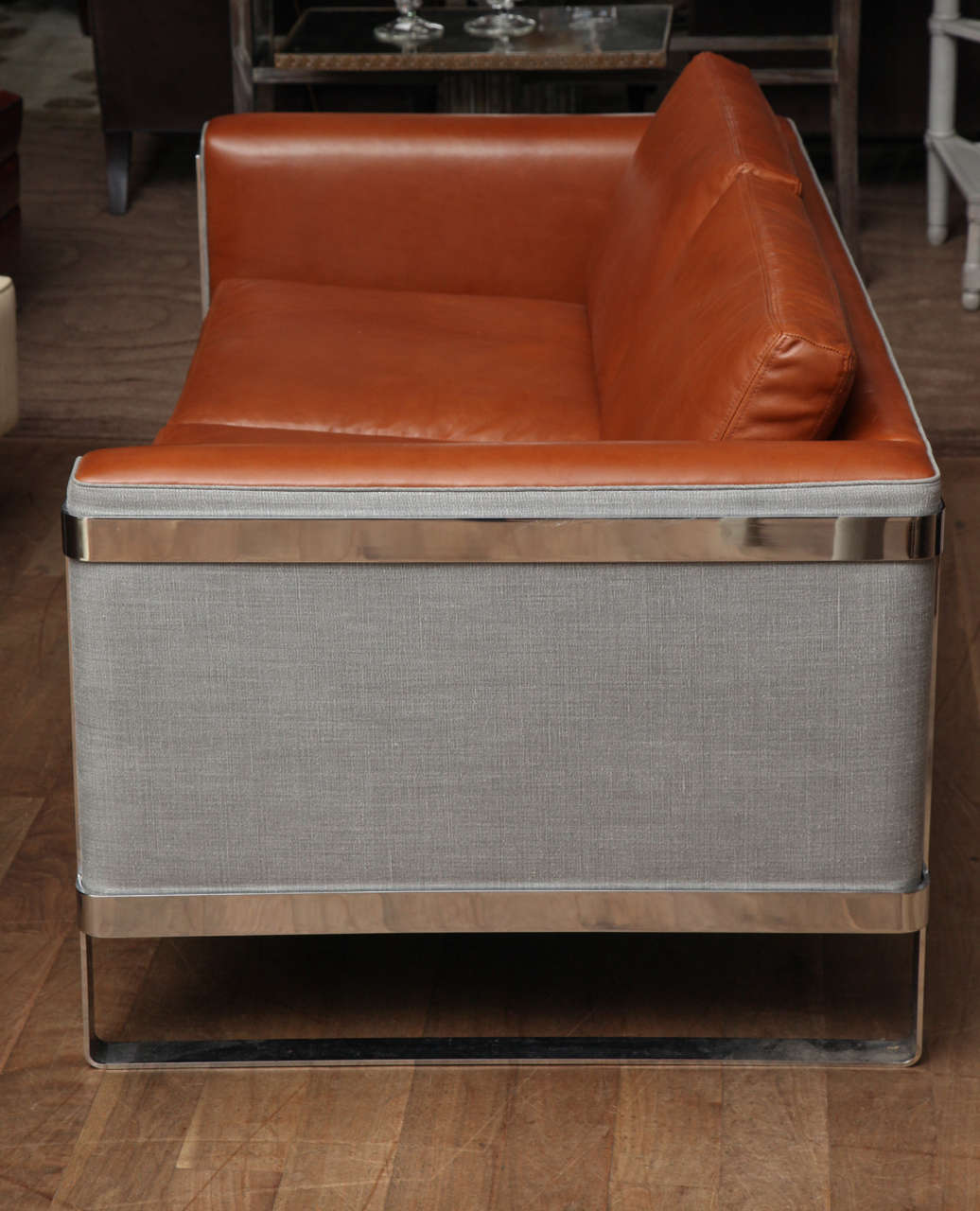 Milo Baughman Sofa at 1stDibs