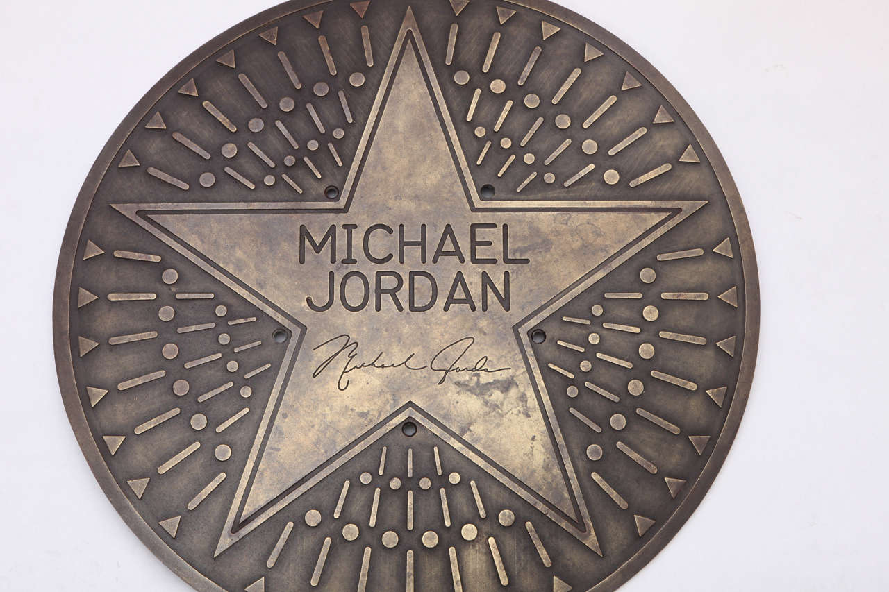1980s Michael Jordan Bronze Architectural Plaque at 1stDibs | michael ...