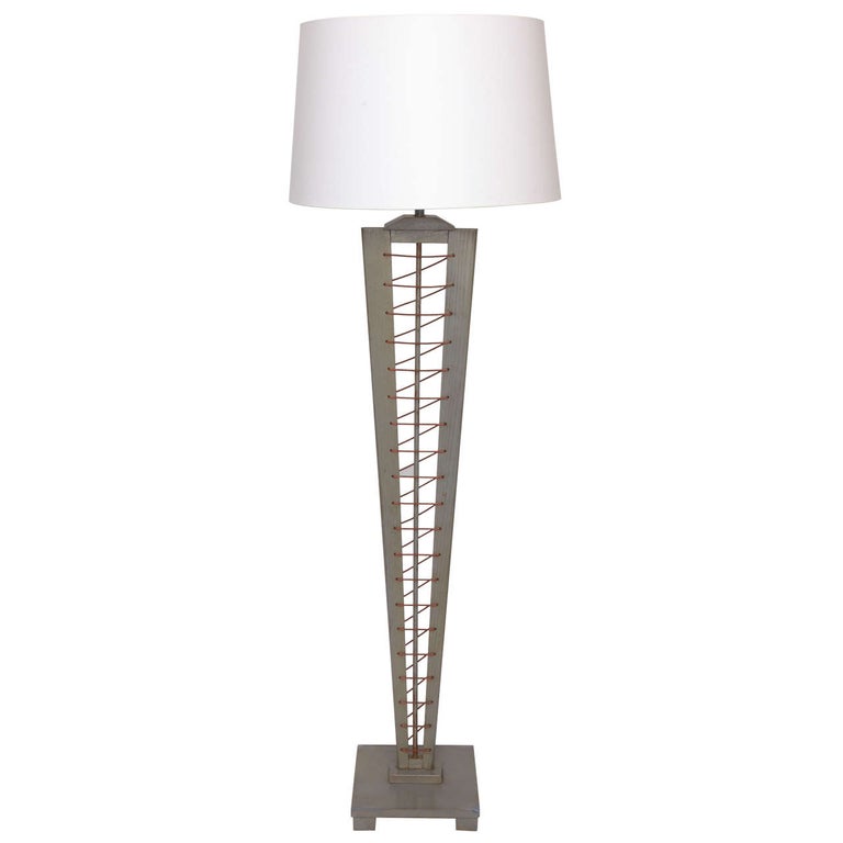 1940s Art Moderne Architectural Floor Lamp For Sale at 1stDibs