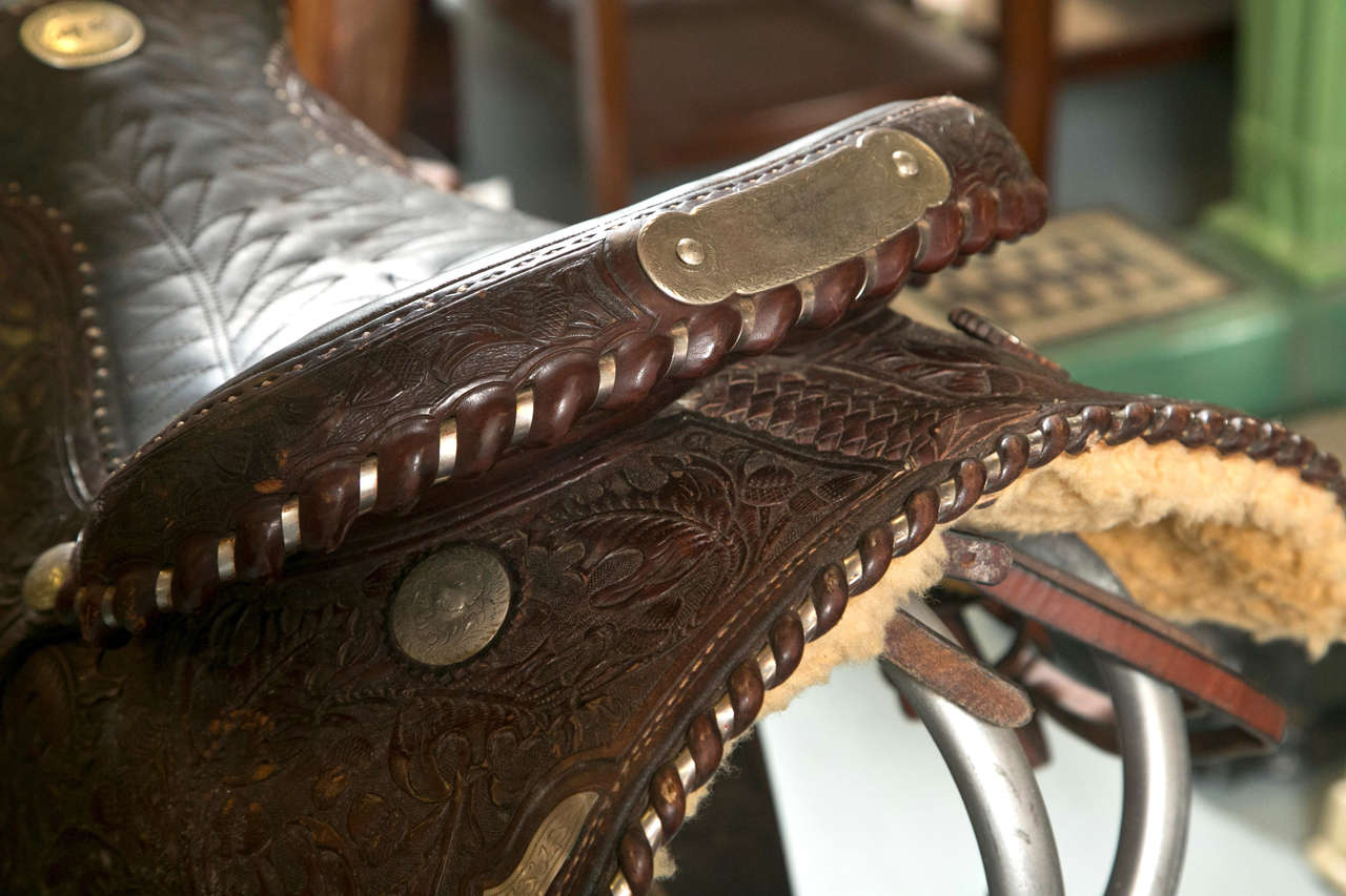 Show Saddle with Stand - Billy Cook Signature at 1stDibs | billy cook ...