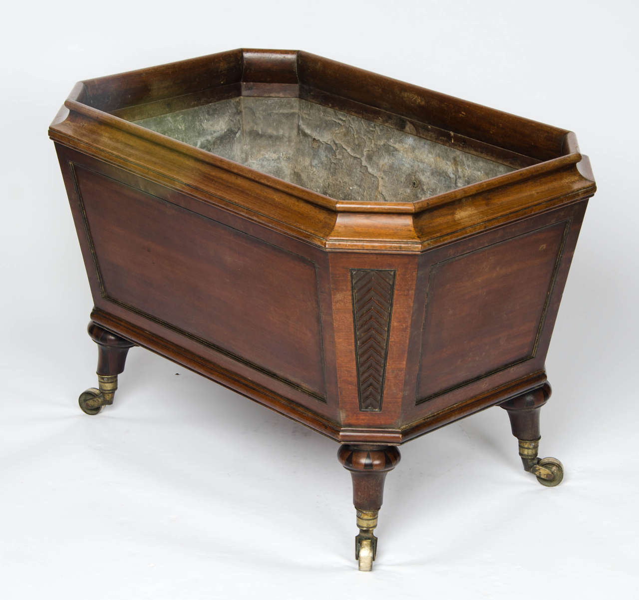Regency mahogany cellarette at 1stDibs