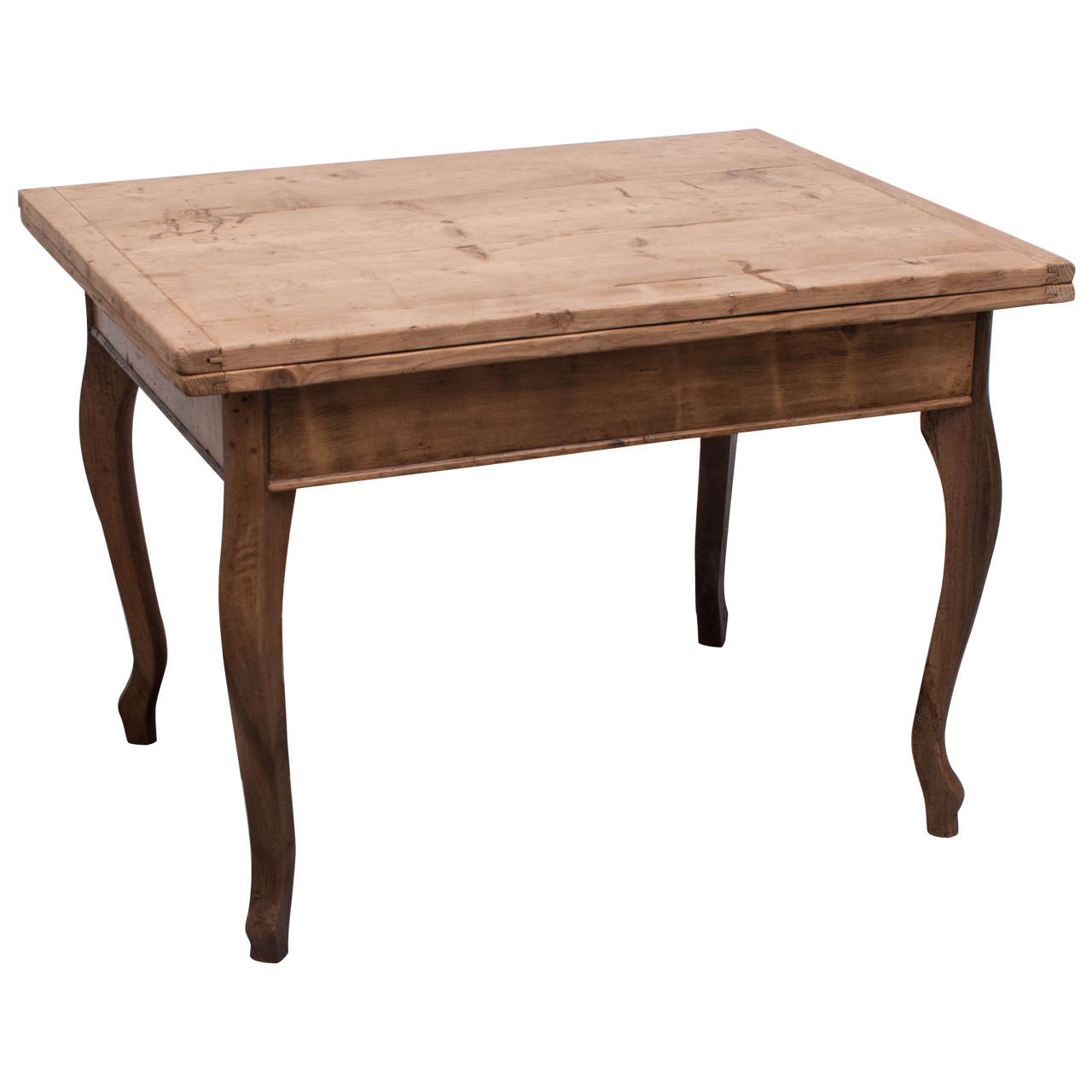 Pine and Chestnut Swivel-Top Table at 1stDibs