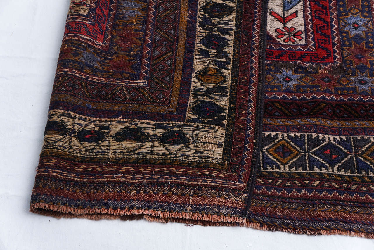 Handmade Beautiful Throw Rug or Carpet For Sale at 1stDibs