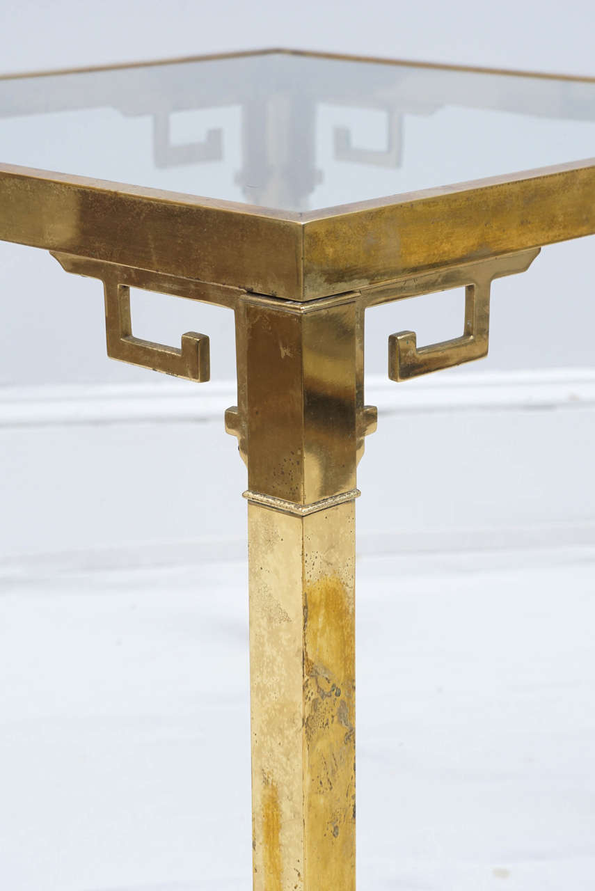 Pair of Mastercraft End Tables with Greek Key Details For Sale at ...