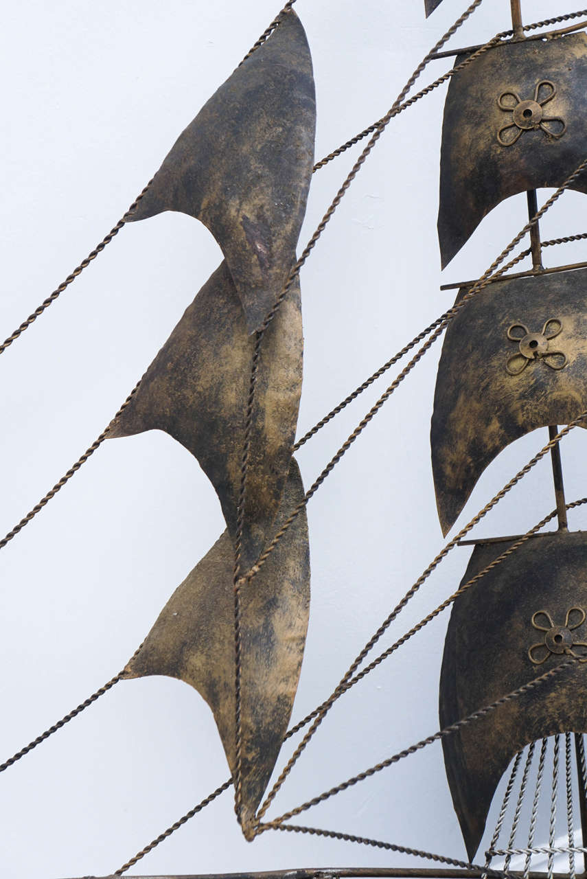 Large Model Ship Wall Decor For Sale at 1stDibs