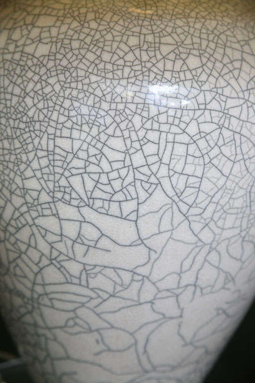 Fine Marc Ward Rakú Pottery Table Lamps at 1stDibs