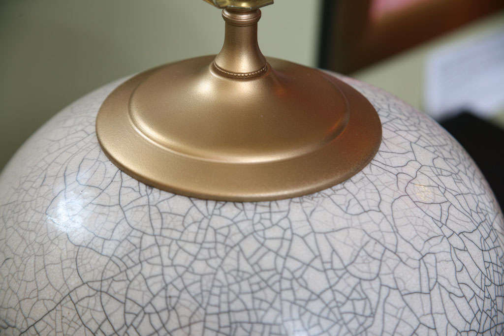 Fine Marc Ward Rakú Pottery Table Lamps at 1stDibs