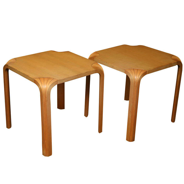 Alvar Aalto Fan Leg Table - 7 For Sale on 1stDibs