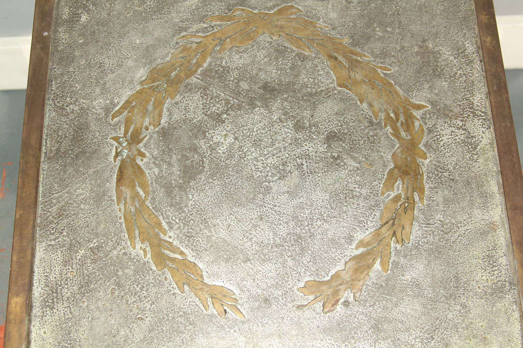 Unsigned LaVerne Side Table at 1stDibs