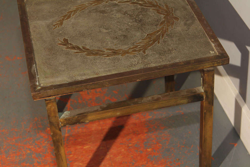 Unsigned LaVerne Side Table at 1stDibs