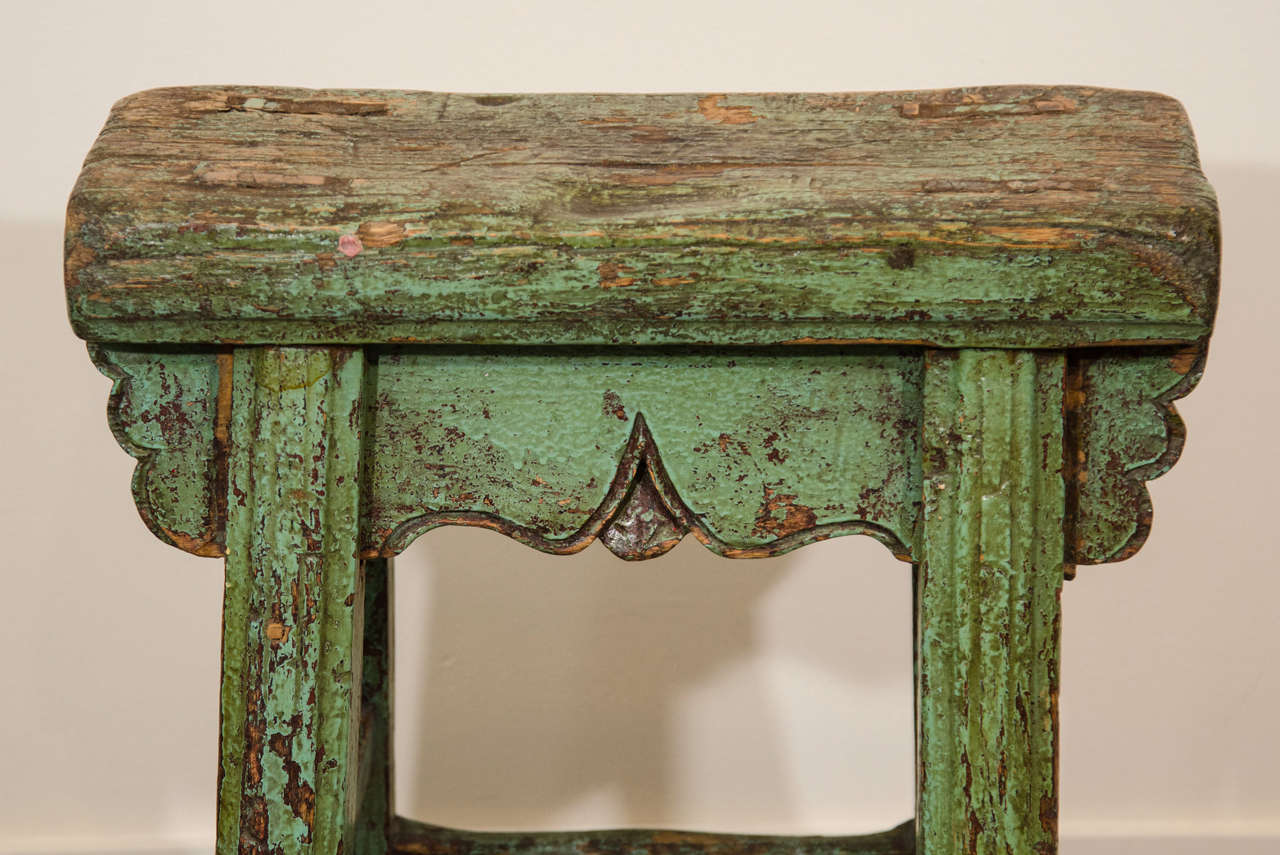 Antique Chinese Provincial Stool at 1stDibs