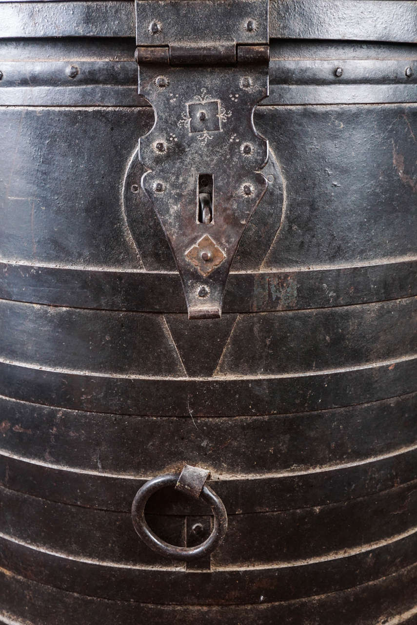 Midcentury Iron Industrial Storage Container For Sale at 1stDibs