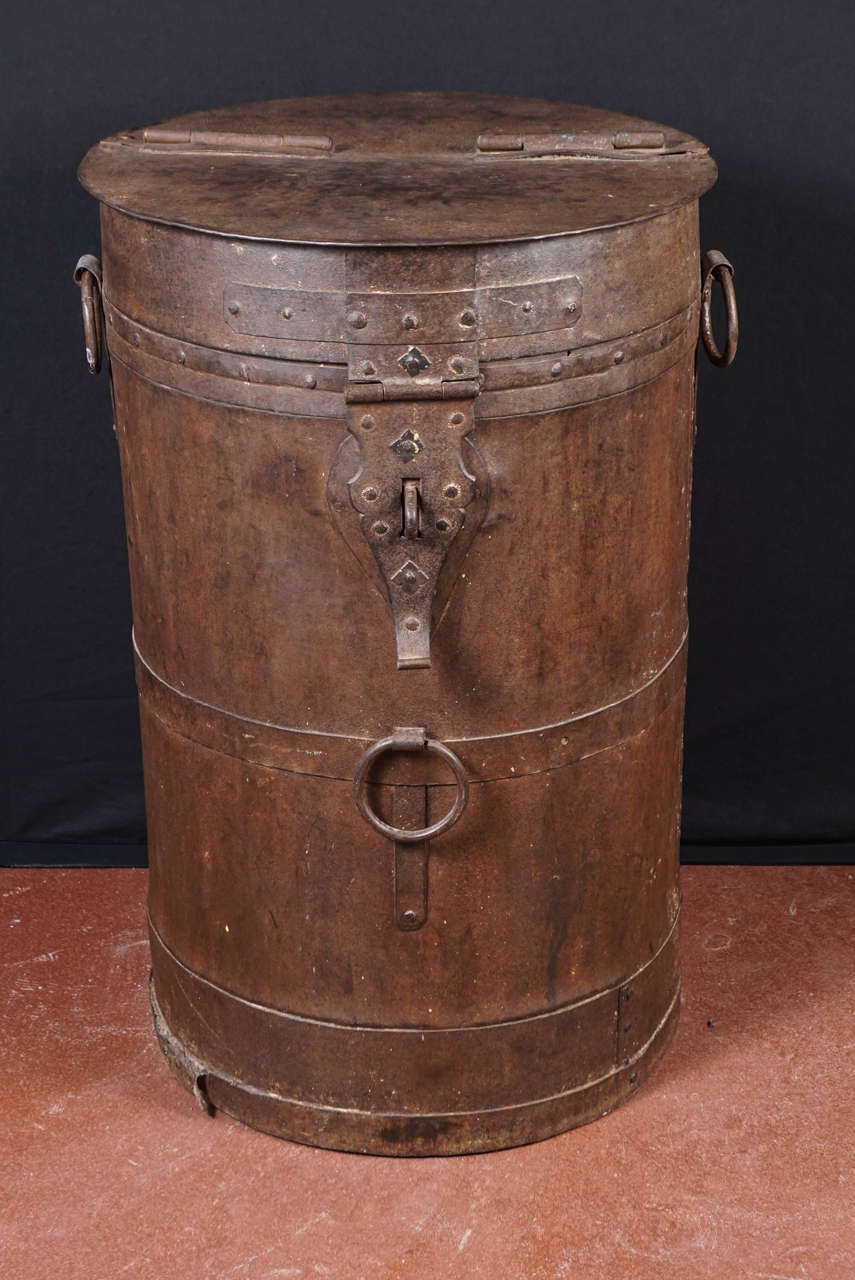 Midcentury Iron Industrial Storage Container at 1stDibs | container ...