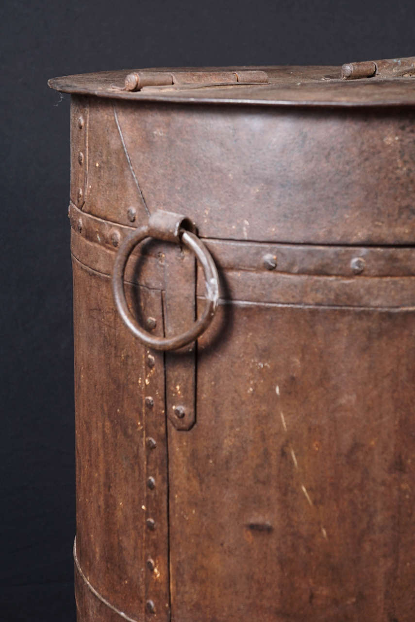 Midcentury Iron Industrial Storage Container at 1stDibs | container ...