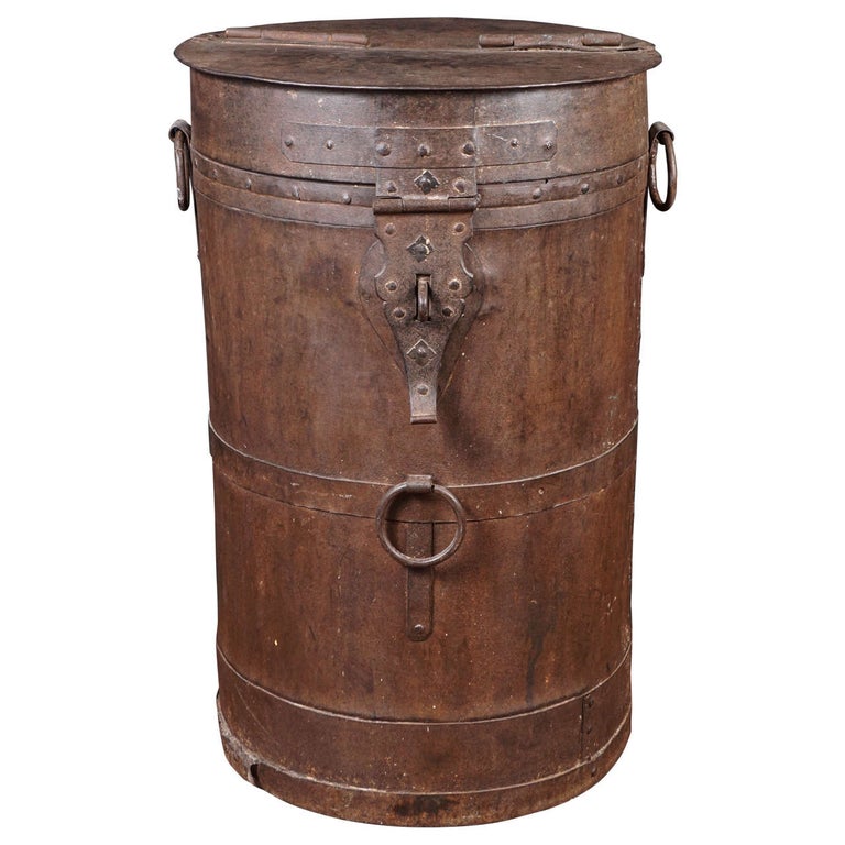 Midcentury Iron Industrial Storage Container at 1stDibs