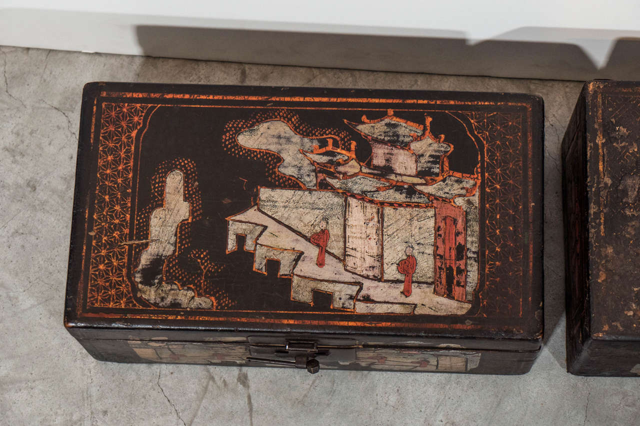 Painted Chinese Lacquer Boxes at 1stDibs | chinese lacquer boxes ...