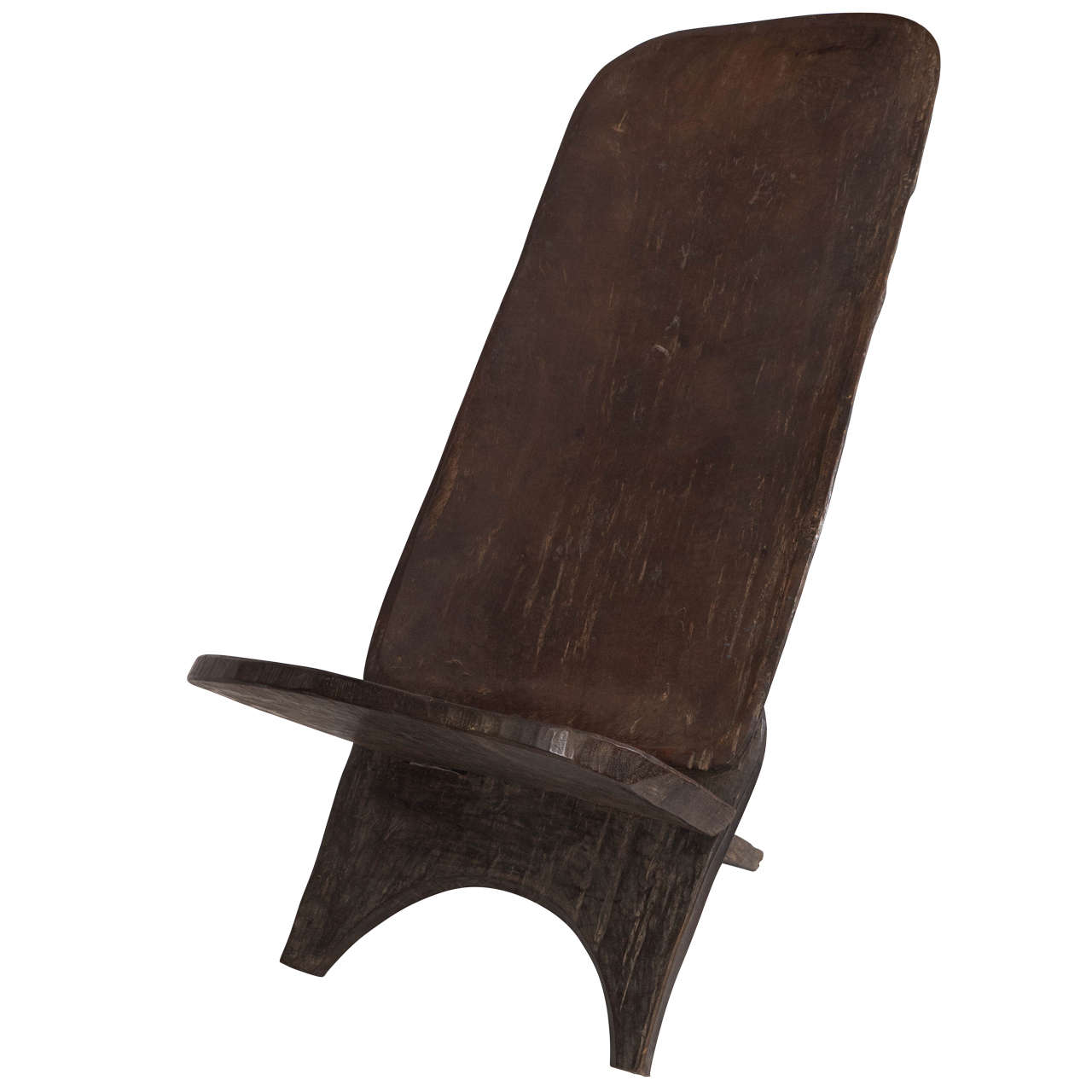 African Two Piece Chair For Sale at 1stDibs