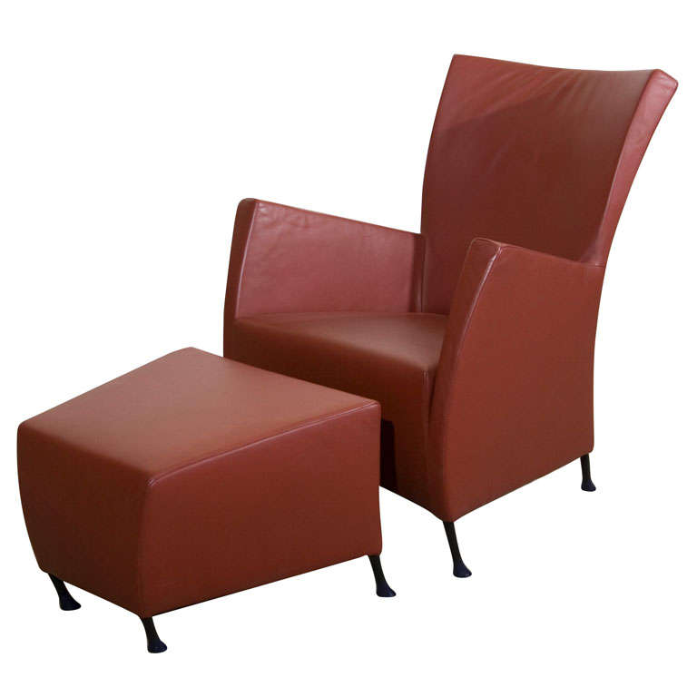 Montis Windy Easy Chair and Ottoman at 1stDibs | montis windy chair